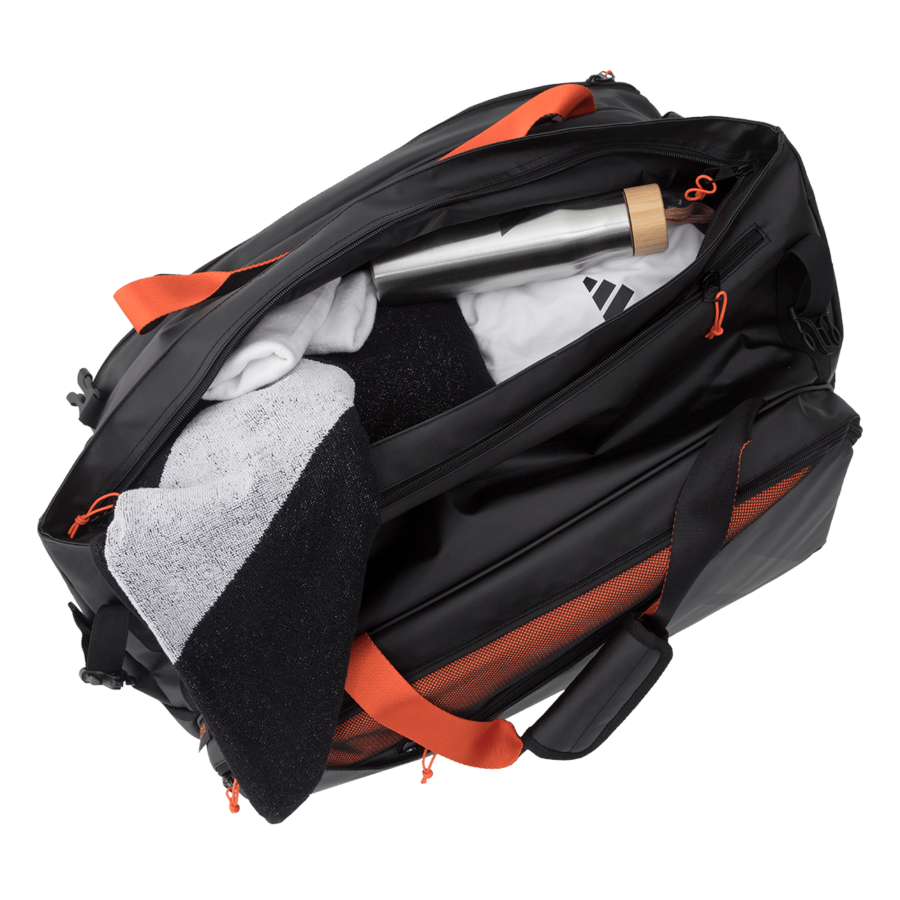 ADIDAS RACKET BAG MULTIGAME BLACK/ORANGE 3.4 – GETPADEL